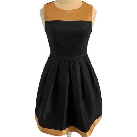 Ruby Belle | Dresses | Ruby Belle Gold And Black Summer Dress Size 6 | Poshmark